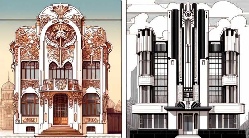 Art nouveau vs Art déco : comprendre les différences et leur charme ...